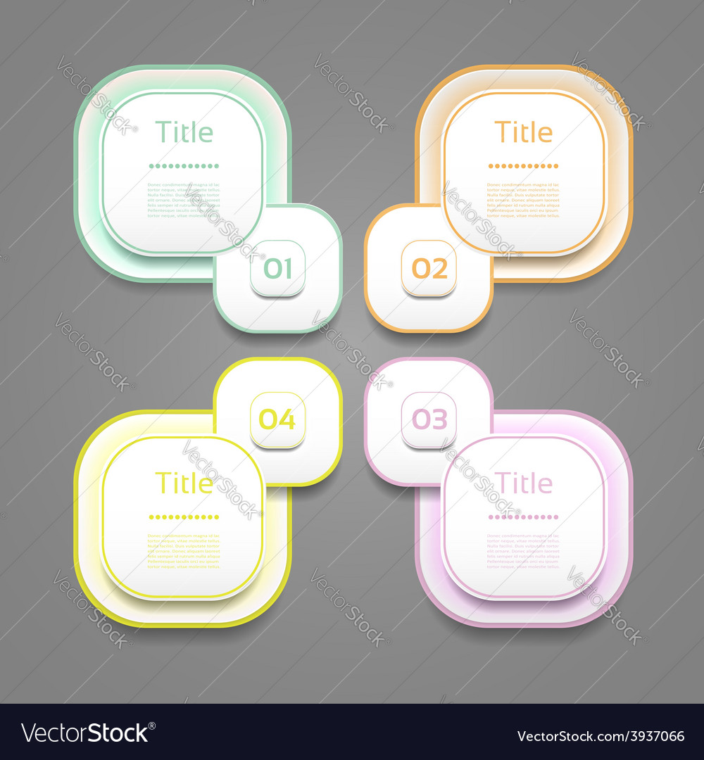 Progress background product choice or version Vector Image