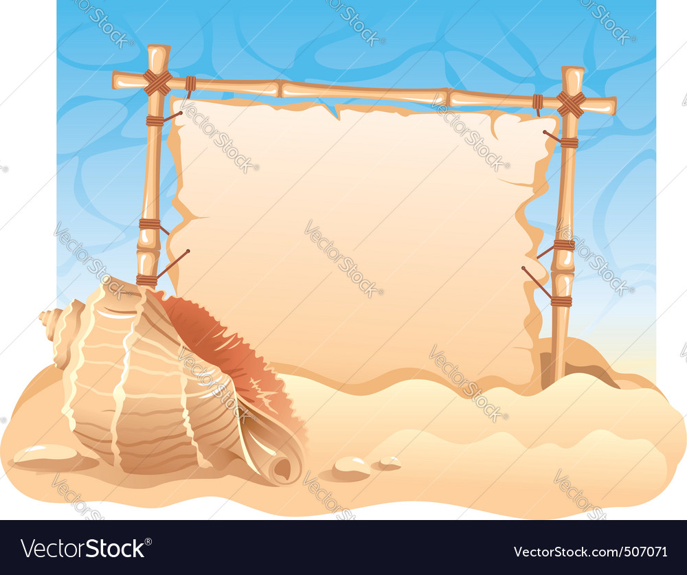 Bamboo frame Royalty Free Vector Image - VectorStock