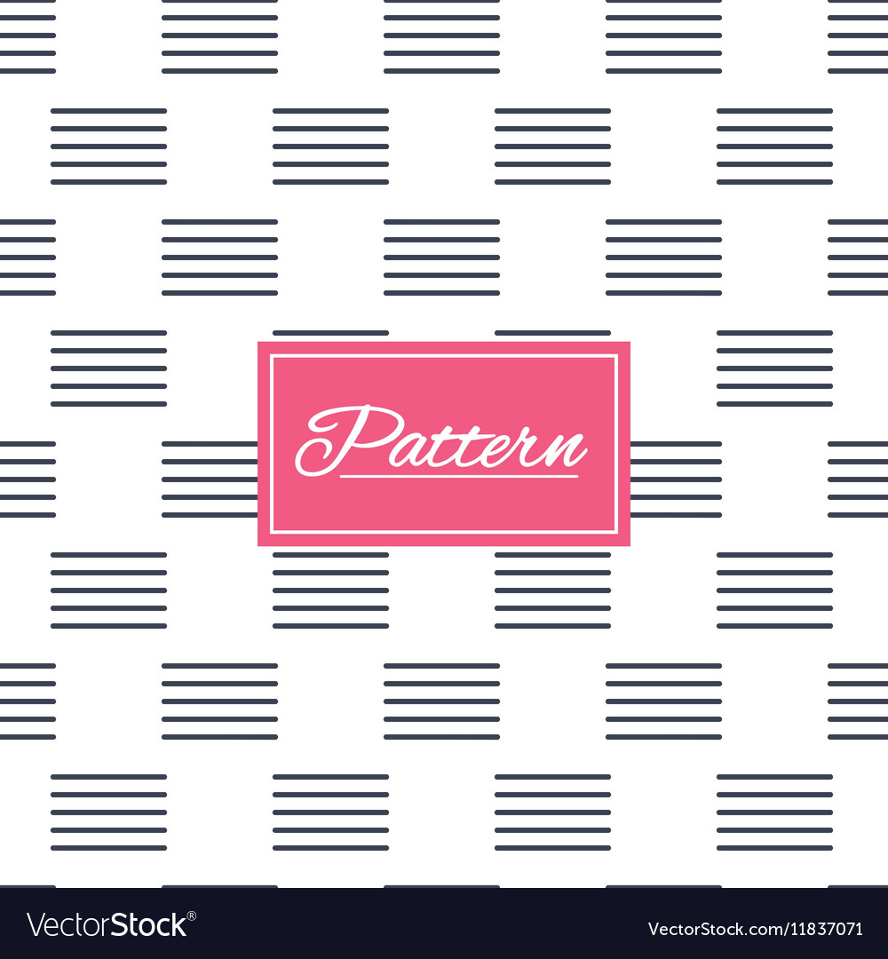 Lines geometric seamless pattern Royalty Free Vector Image