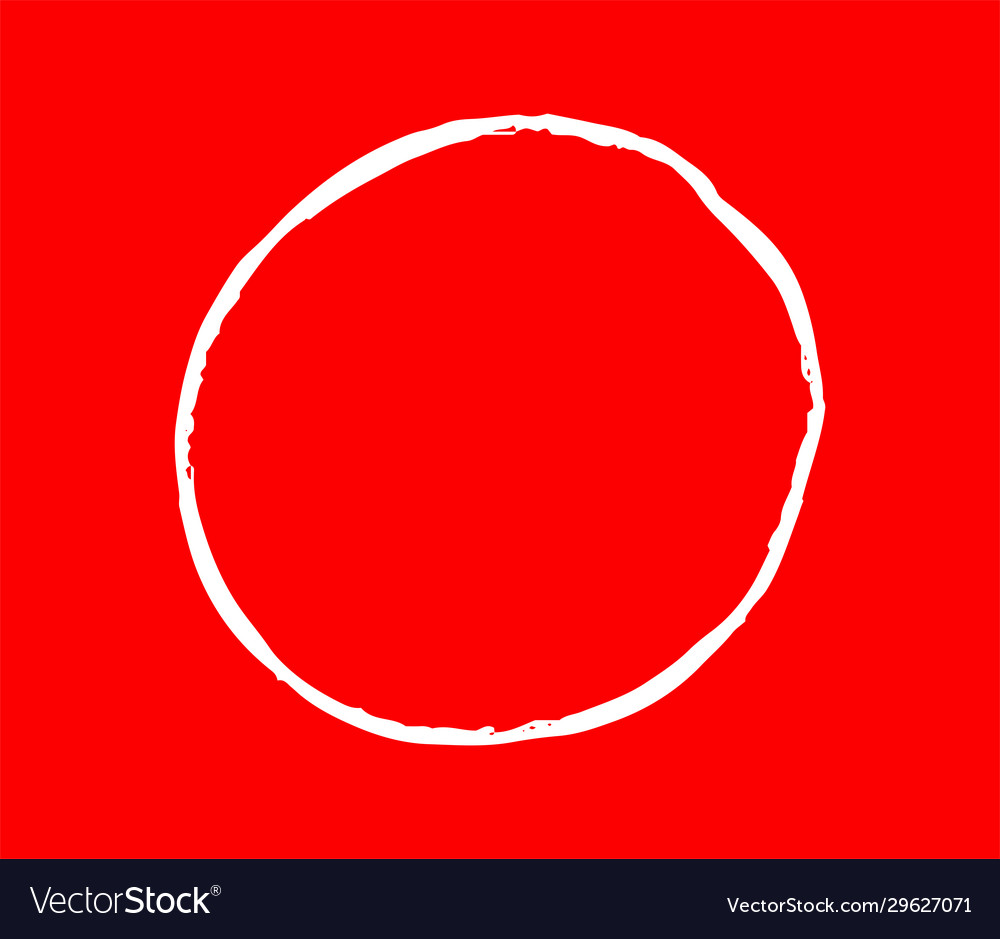 Variations white thin circles for handwritten Vector Image