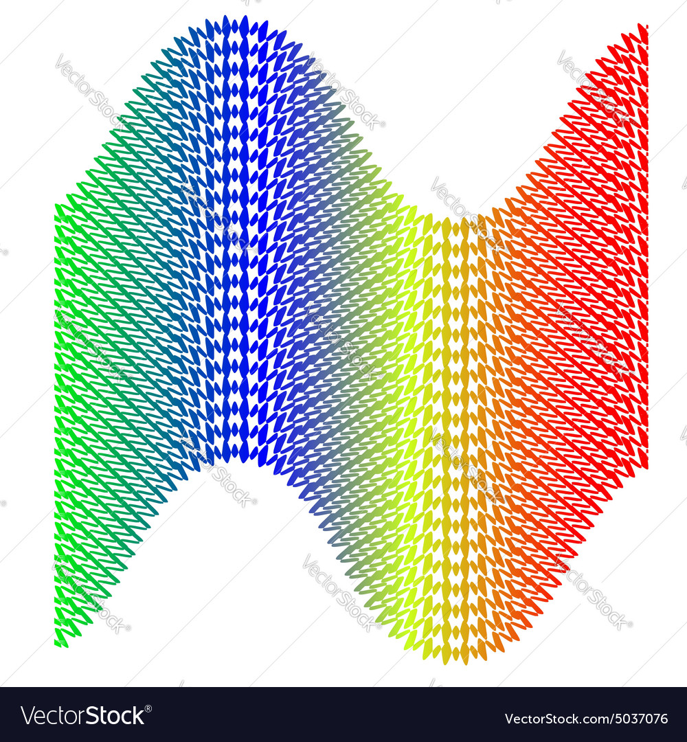 Colored wave Royalty Free Vector Image - VectorStock