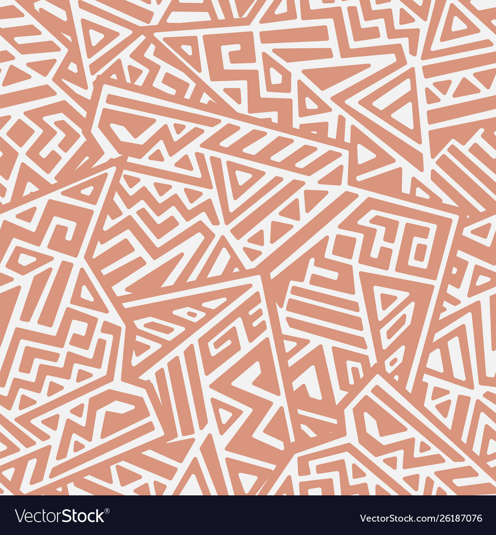 Creative geometric seamless pattern Royalty Free Vector