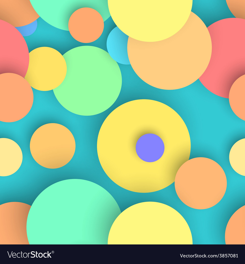 Abstract Seamless Circles Background Royalty Free Vector