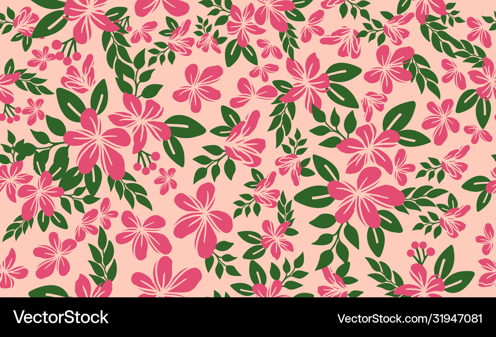 Antique flower pattern background for valentine Vector Image
