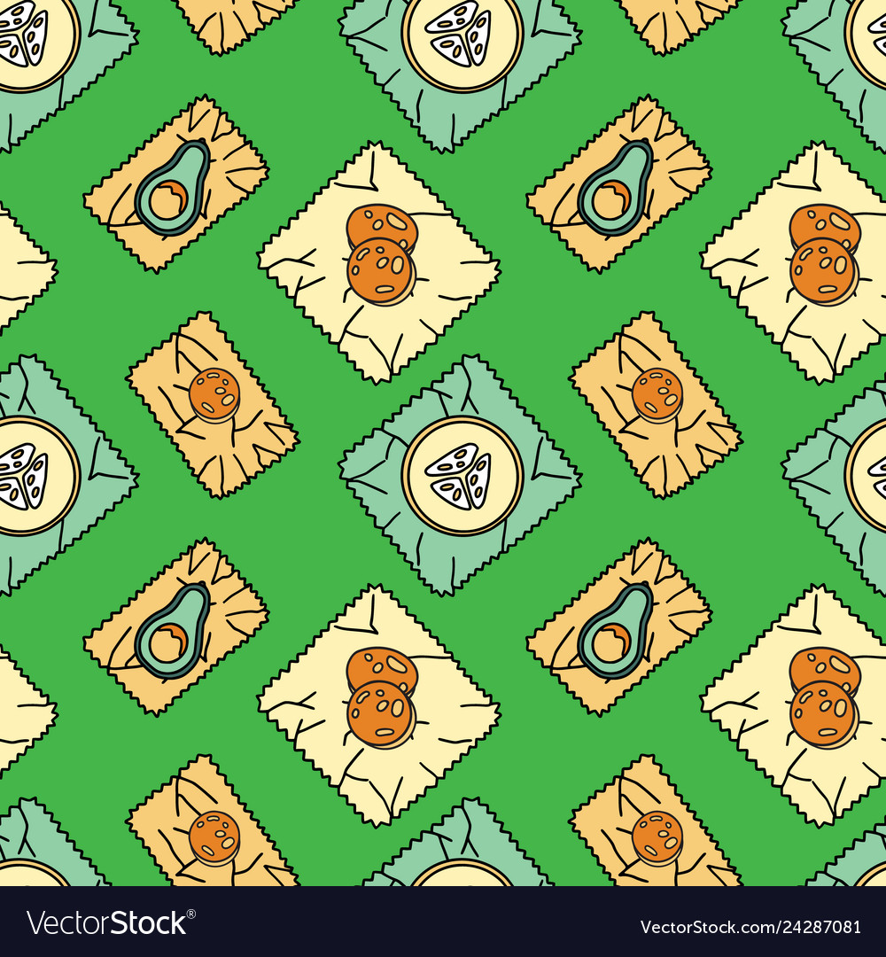 Zero waste pattern Royalty Free Vector Image - VectorStock