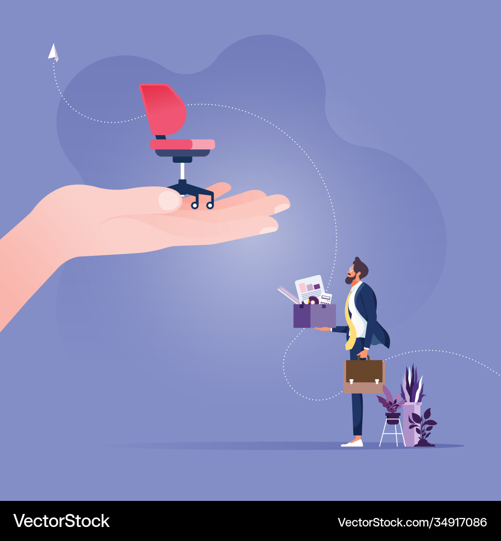 Hiring and employment concept Royalty Free Vector Image