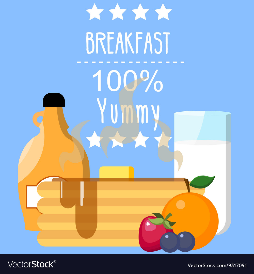 Breakfast Royalty Free Vector Image - VectorStock