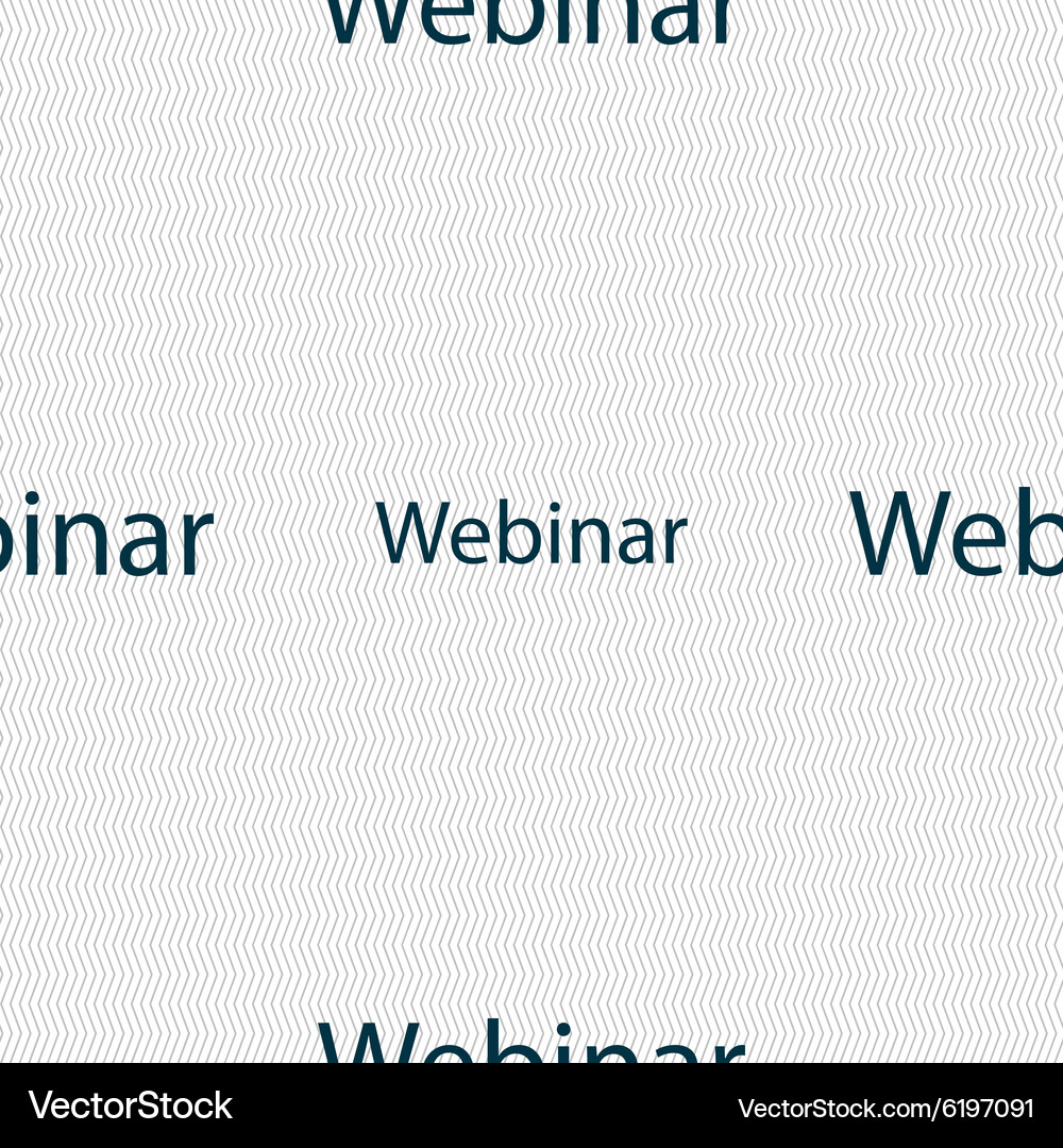 Webinar web camera sign icon online web-study Vector Image