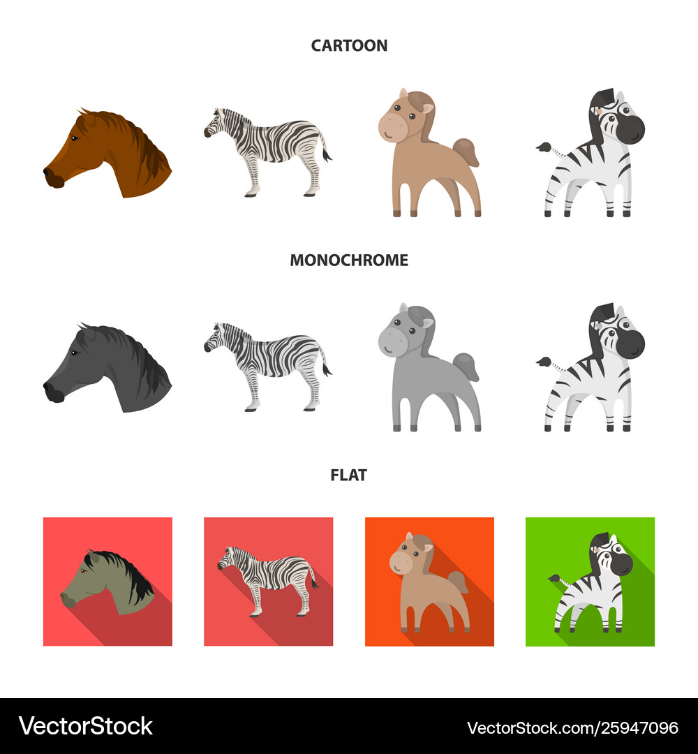 Design trot and running sign collection Royalty Free Vector