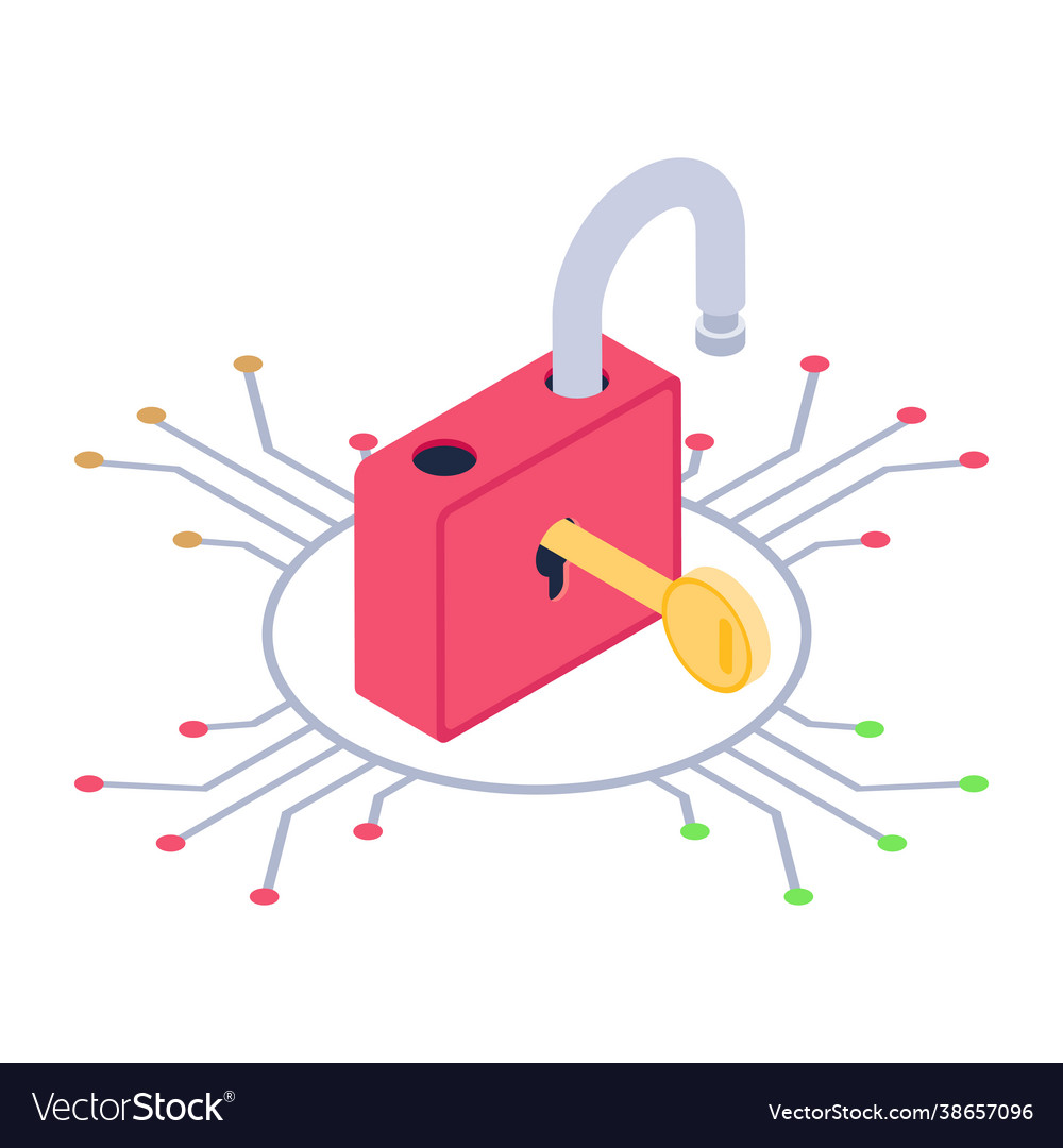 Digital access Royalty Free Vector Image - VectorStock