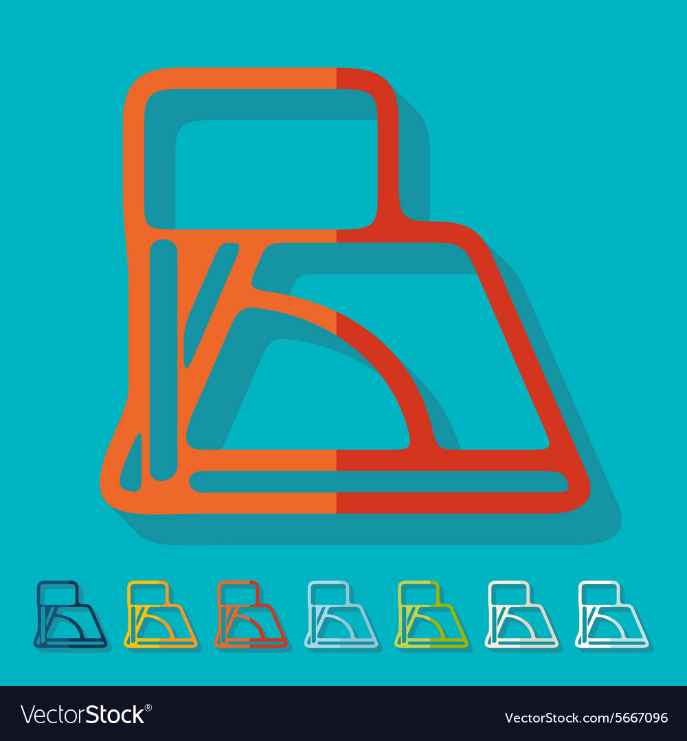 Flat design angle Royalty Free Vector Image - VectorStock