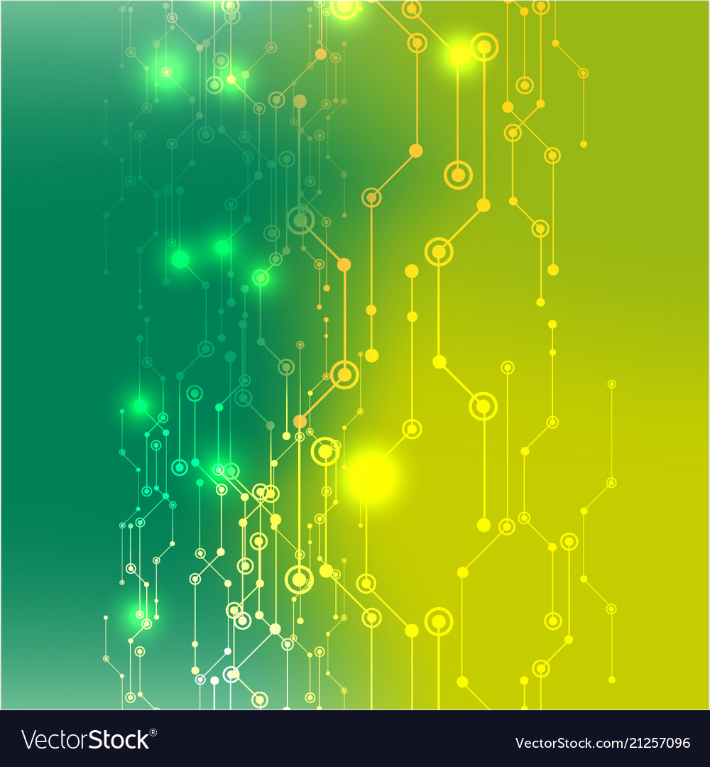 Futuristic Tech Network Royalty Free Vector Image