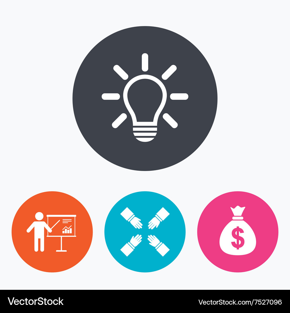 Presentation billboard dollar cash money Vector Image