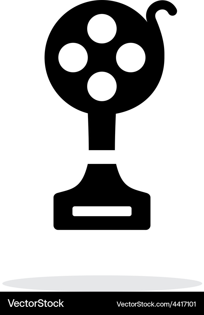 Best film simple icon on white background Vector Image