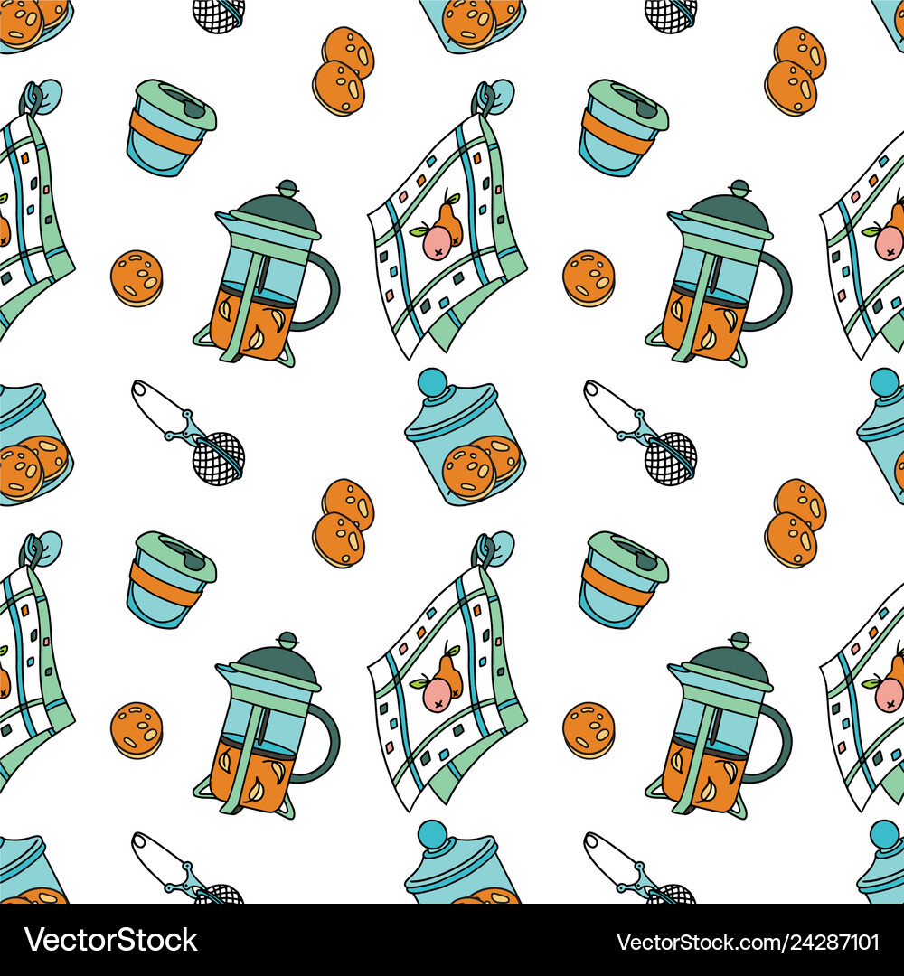 Zero waste pattern Royalty Free Vector Image - VectorStock