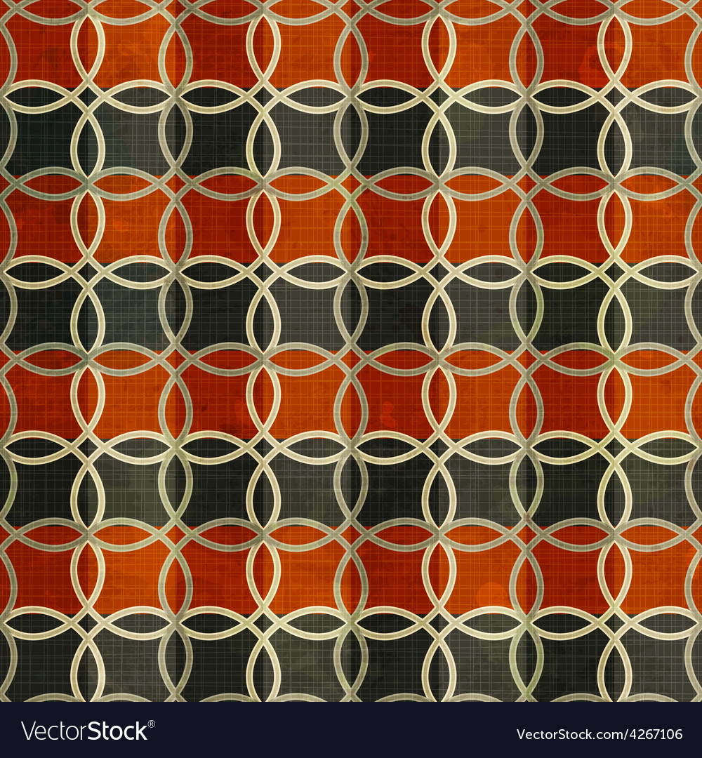 Gothic seamless pattern with grunge effect Vector Image