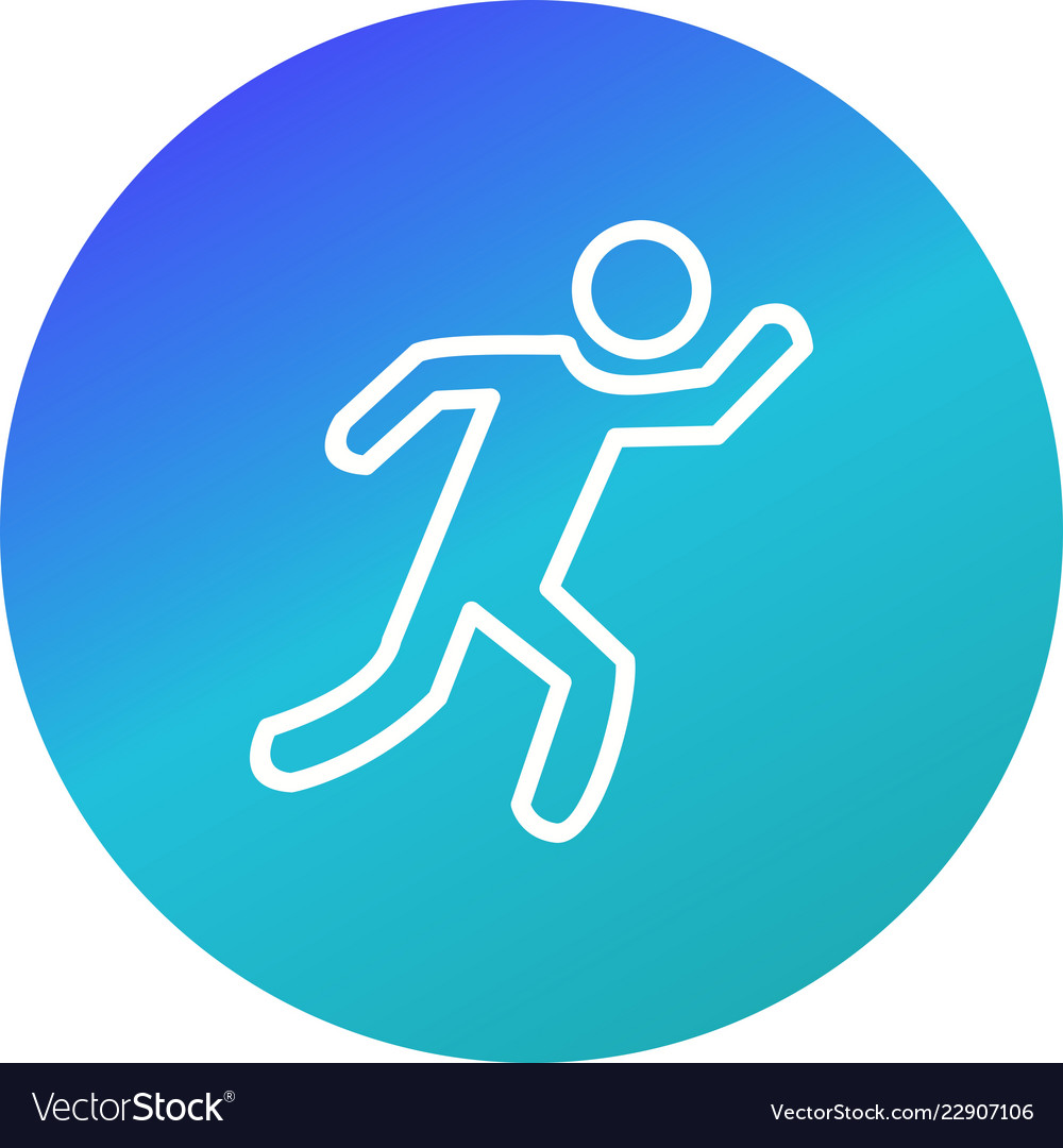 Runner icon Royalty Free Vector Image - VectorStock