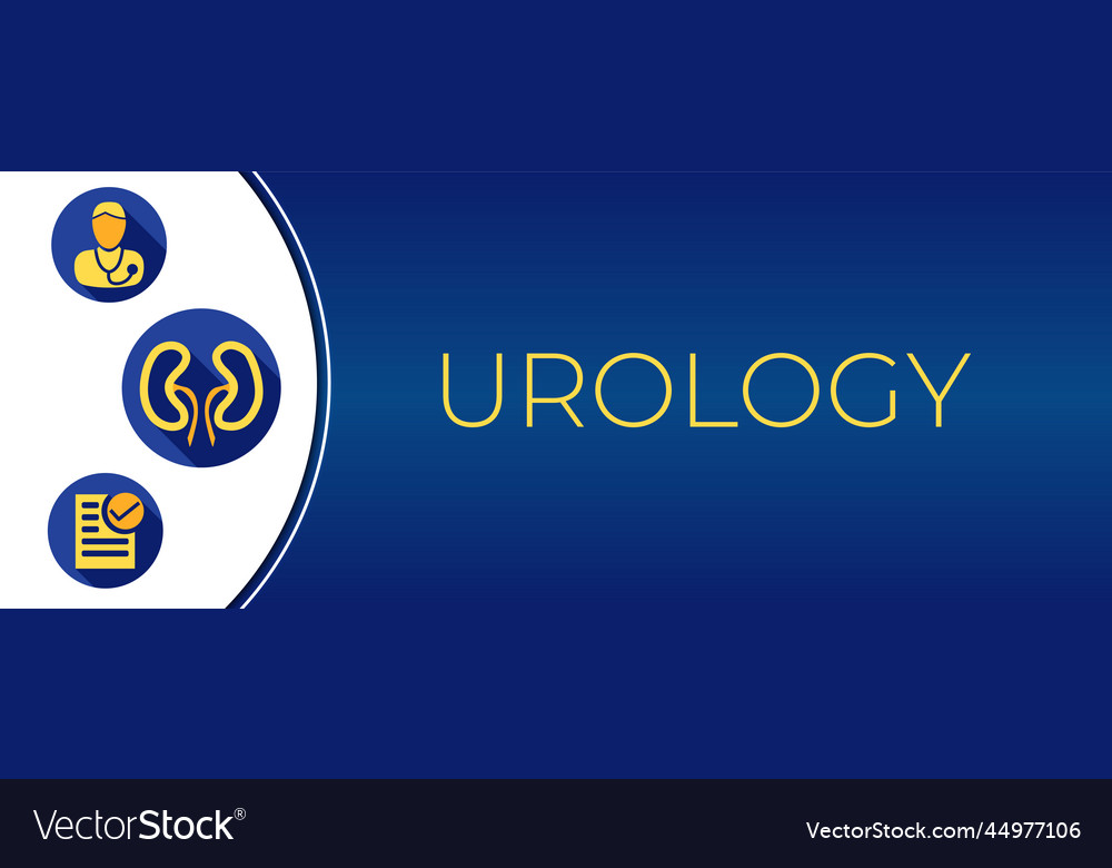 Urology banner background design Royalty Free Vector Image Urology banner background design Royalty Free Vector Image
