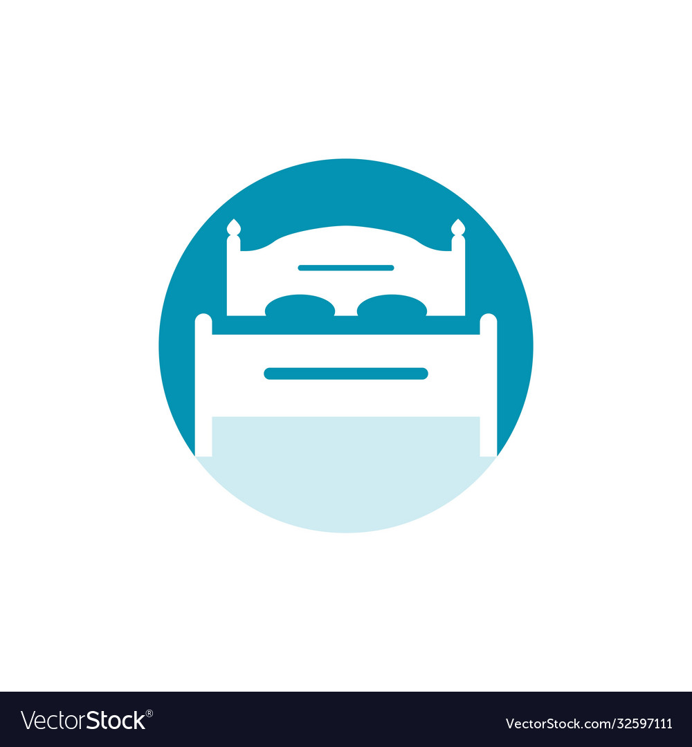 Bed logo Royalty Free Vector Image - VectorStock