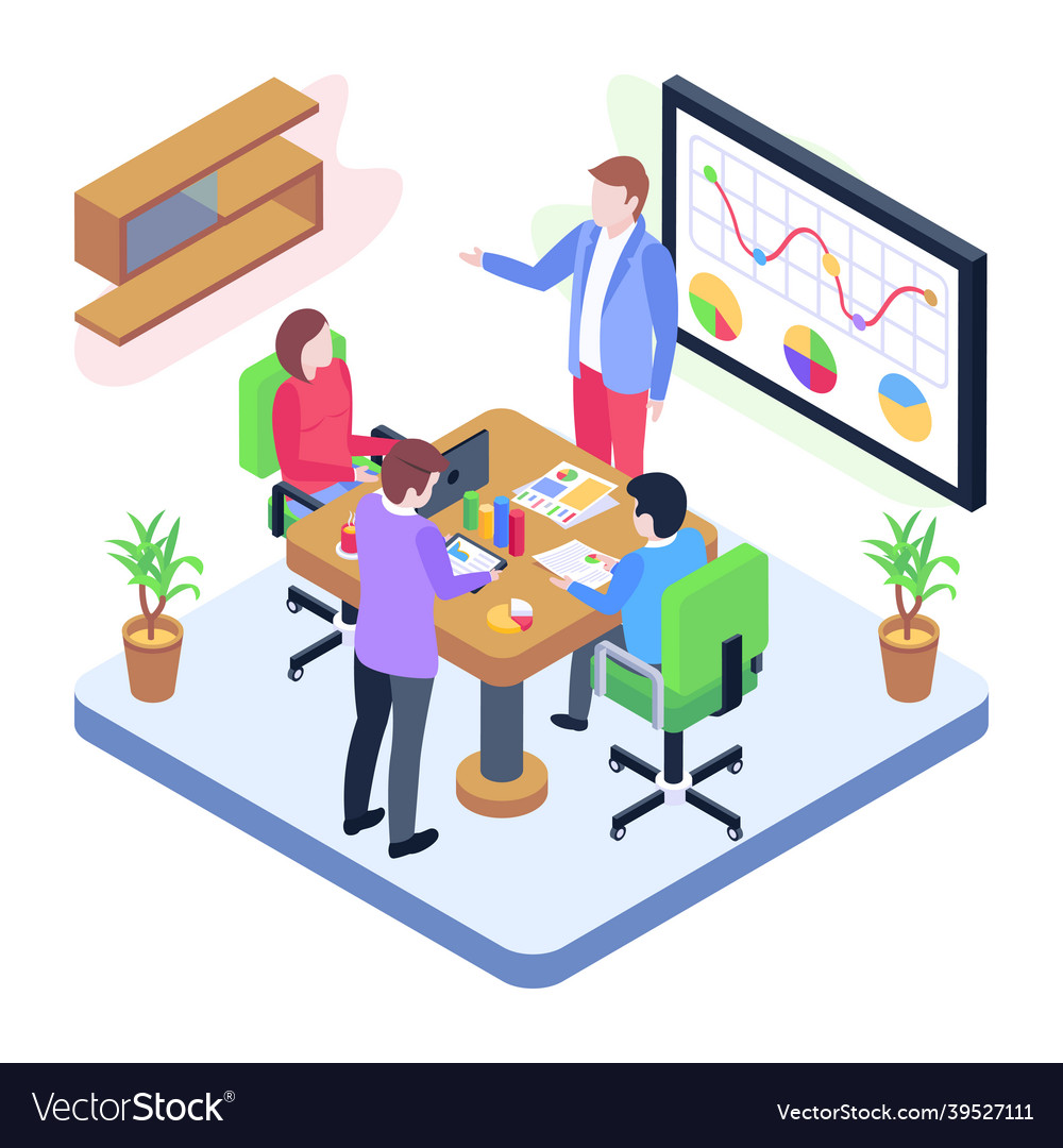 Business data analytics Royalty Free Vector Image