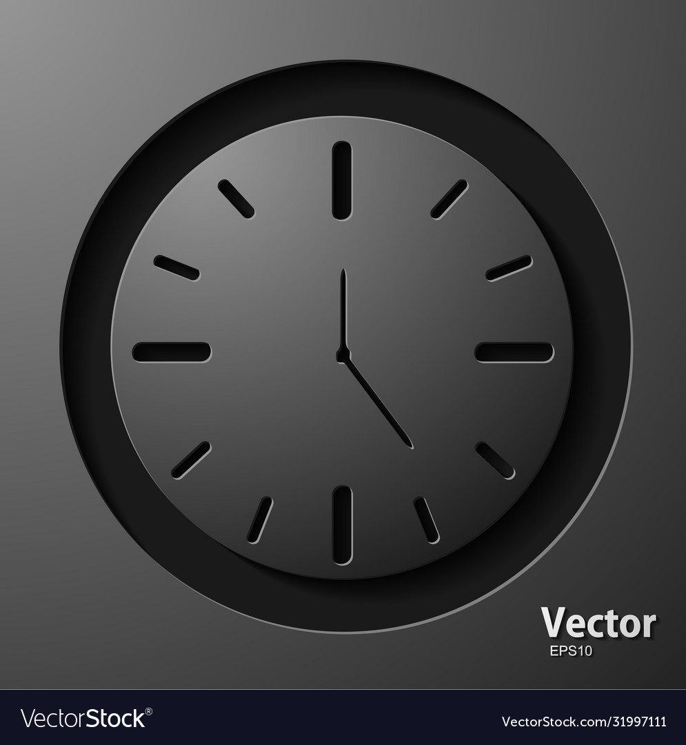 Clock Royalty Free Vector Image - VectorStock