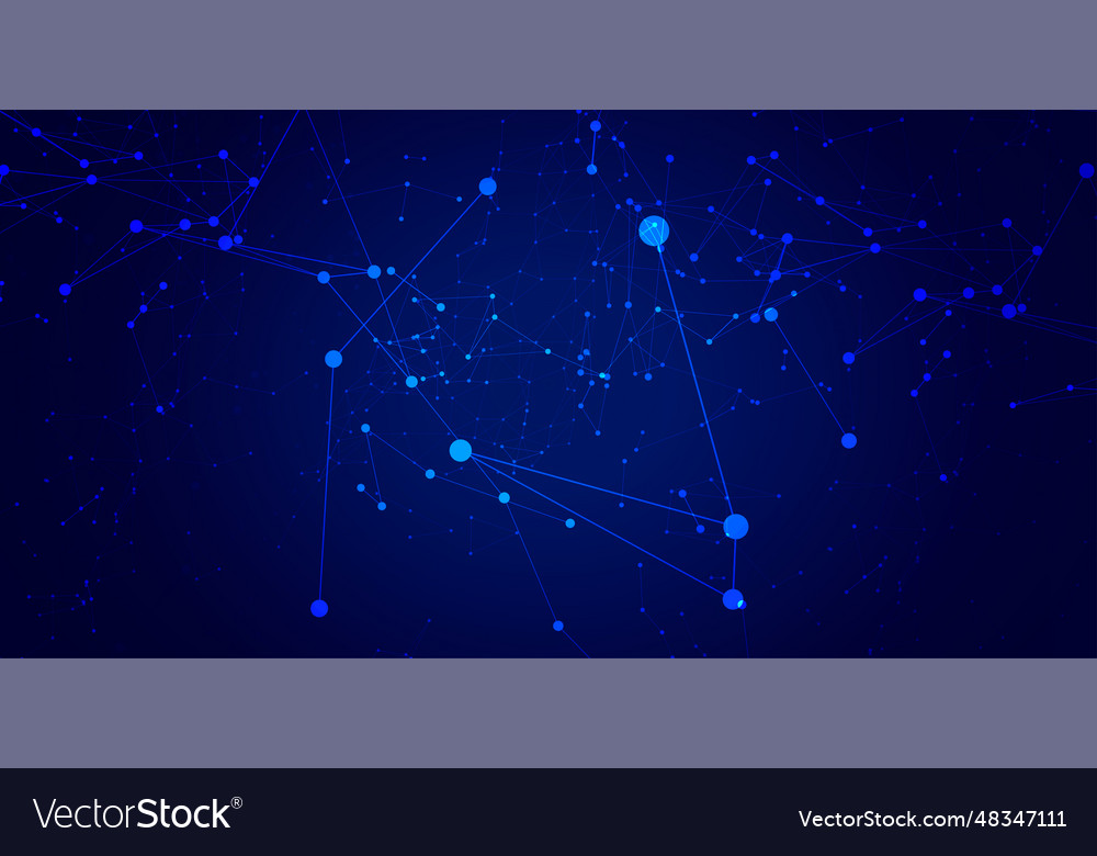 Digital technology internet network connection ai Vector Image