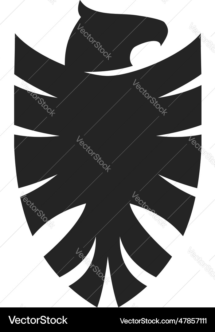 Falcon logo template icon brand identity isolated Vector Image