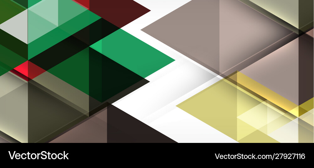 Abstract concept triangle graphic element Vector Image