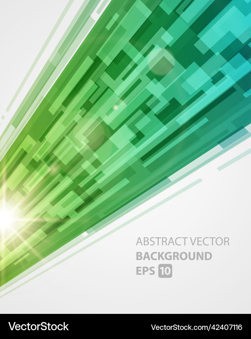 Abstract diagonal hi tech data flow polygon Vector Image