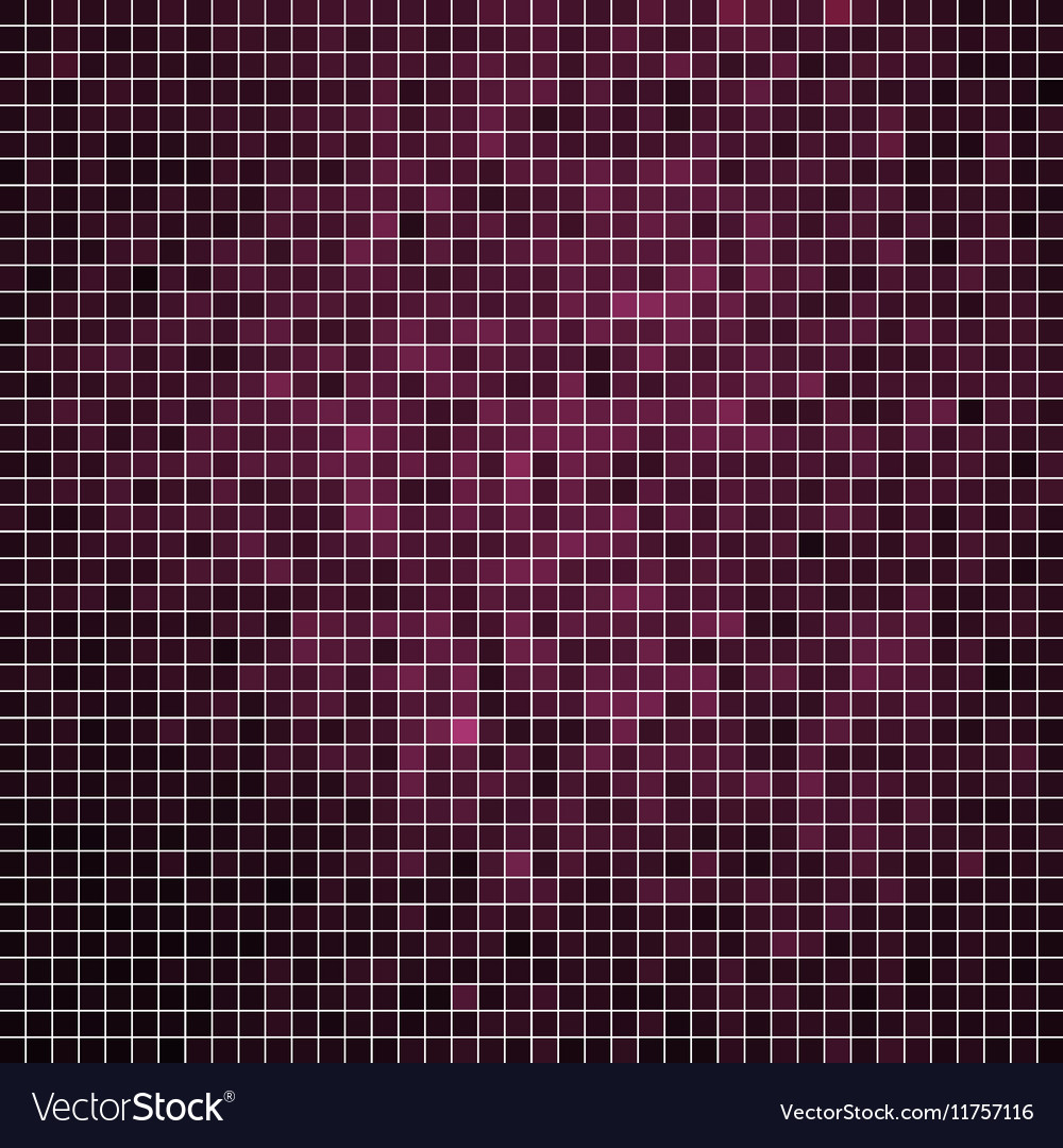 Abstract square pixel mosaic background Royalty Free Vector