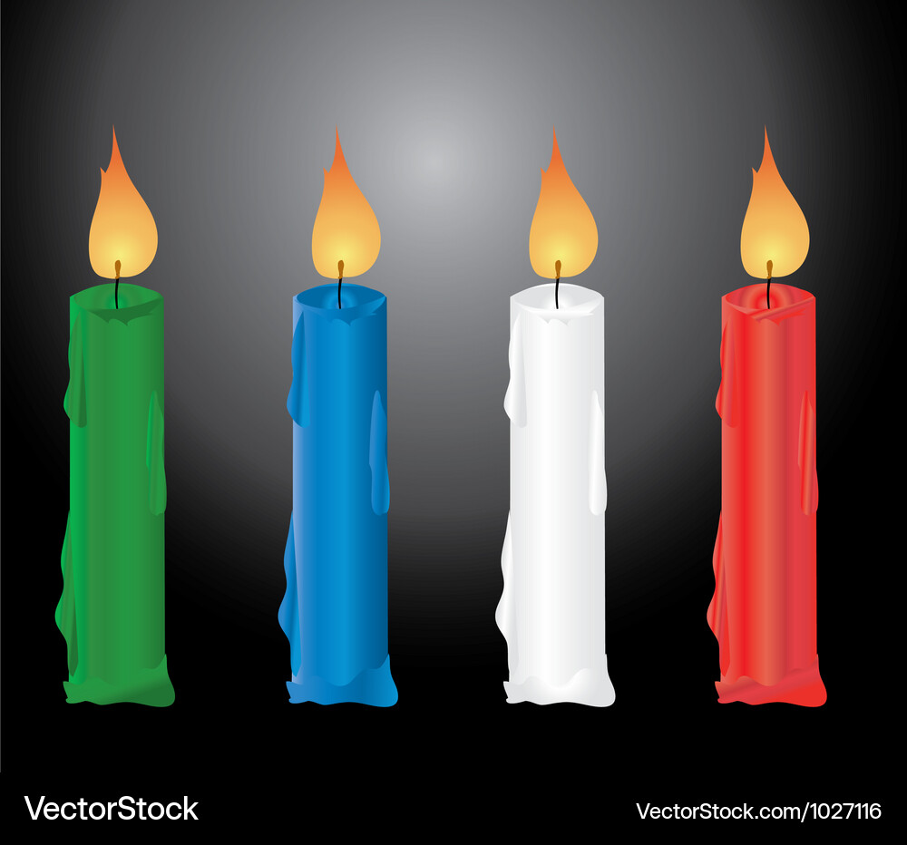 Candle sticks Royalty Free Vector Image - VectorStock