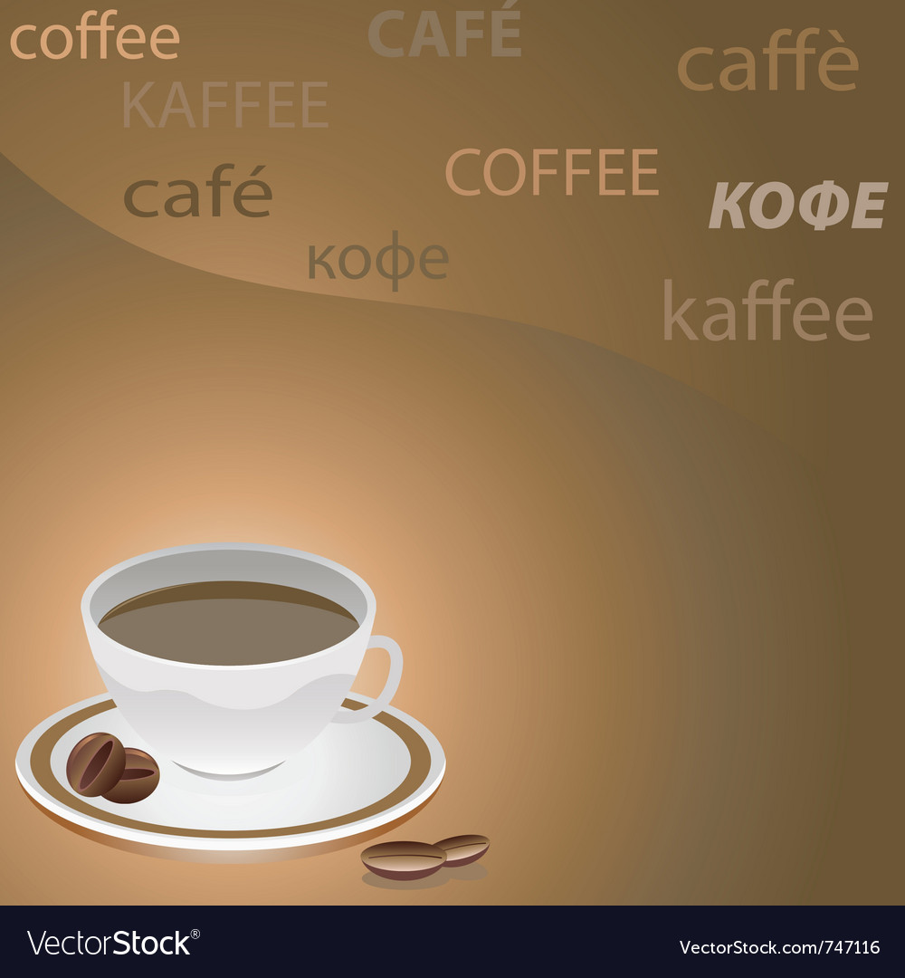 Coffee Royalty Free Vector Image - VectorStock