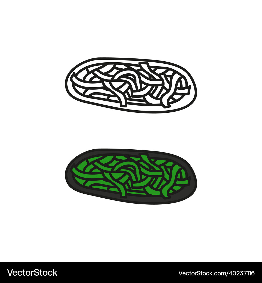 Doodle colored and outline gunkan with chukka Vector Image