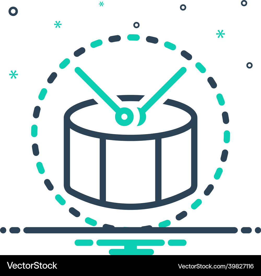 Drum Royalty Free Vector Image - VectorStock