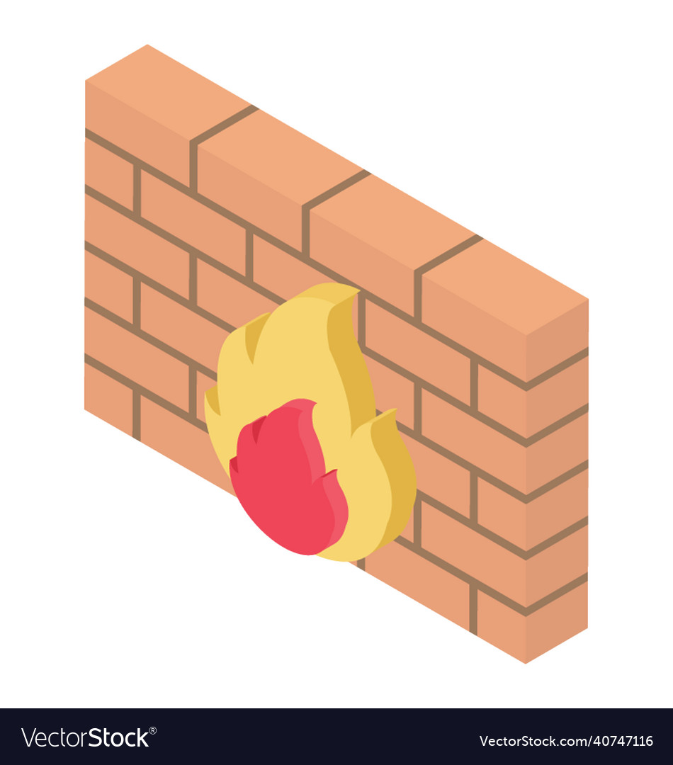 Firewall Royalty Free Vector Image - VectorStock