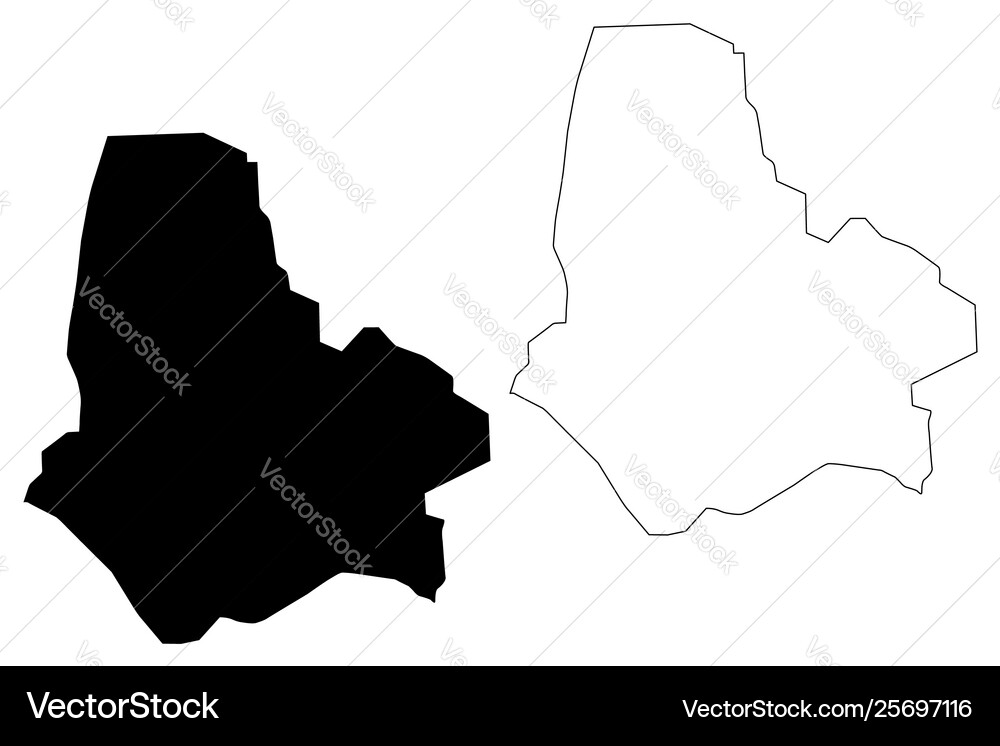 Maradi region map Royalty Free Vector Image - VectorStock