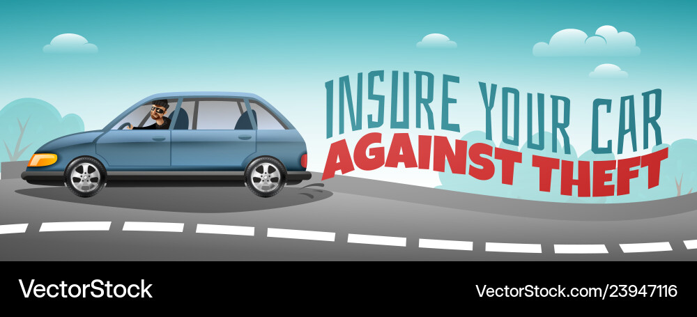 Social crime theft poster Royalty Free Vector Image