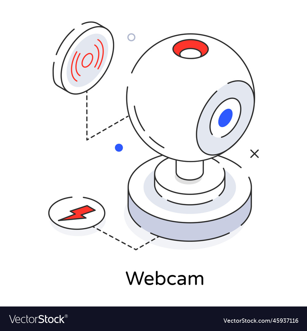Webcam Royalty Free Vector Image - VectorStock