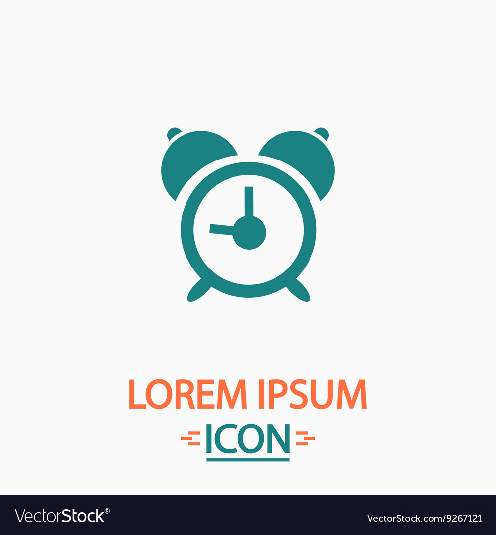 Alarm computer symbol Royalty Free Vector Image