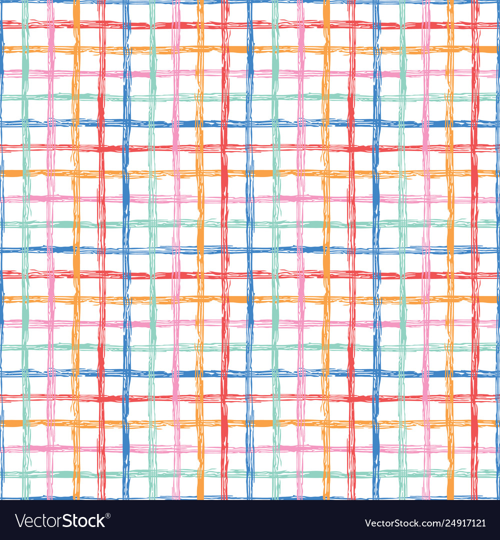 Colorful Check Seamless Pattern Royalty Free Vector Image