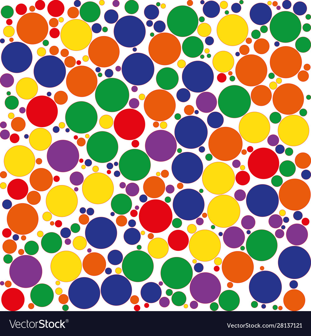 Seamless pattern with colorful fun figures Vector Image