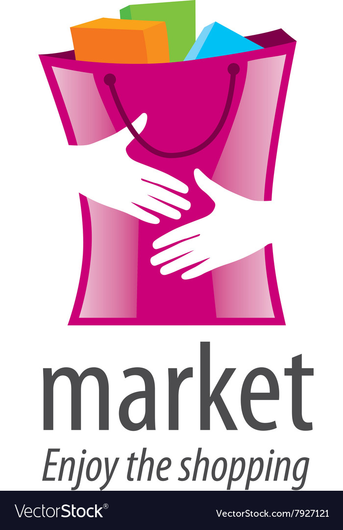 Shopping logo Royalty Free Vector Image - VectorStock