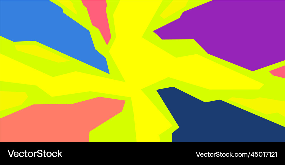 Simple flat abstract futuristic colorful urban Vector Image