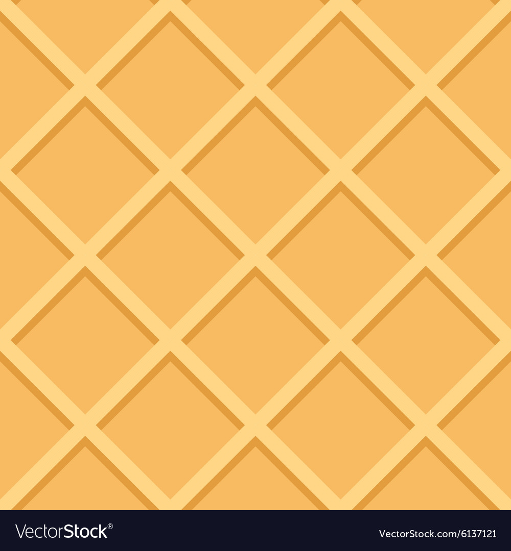 Waffle seamless pattern background Royalty Free Vector Image