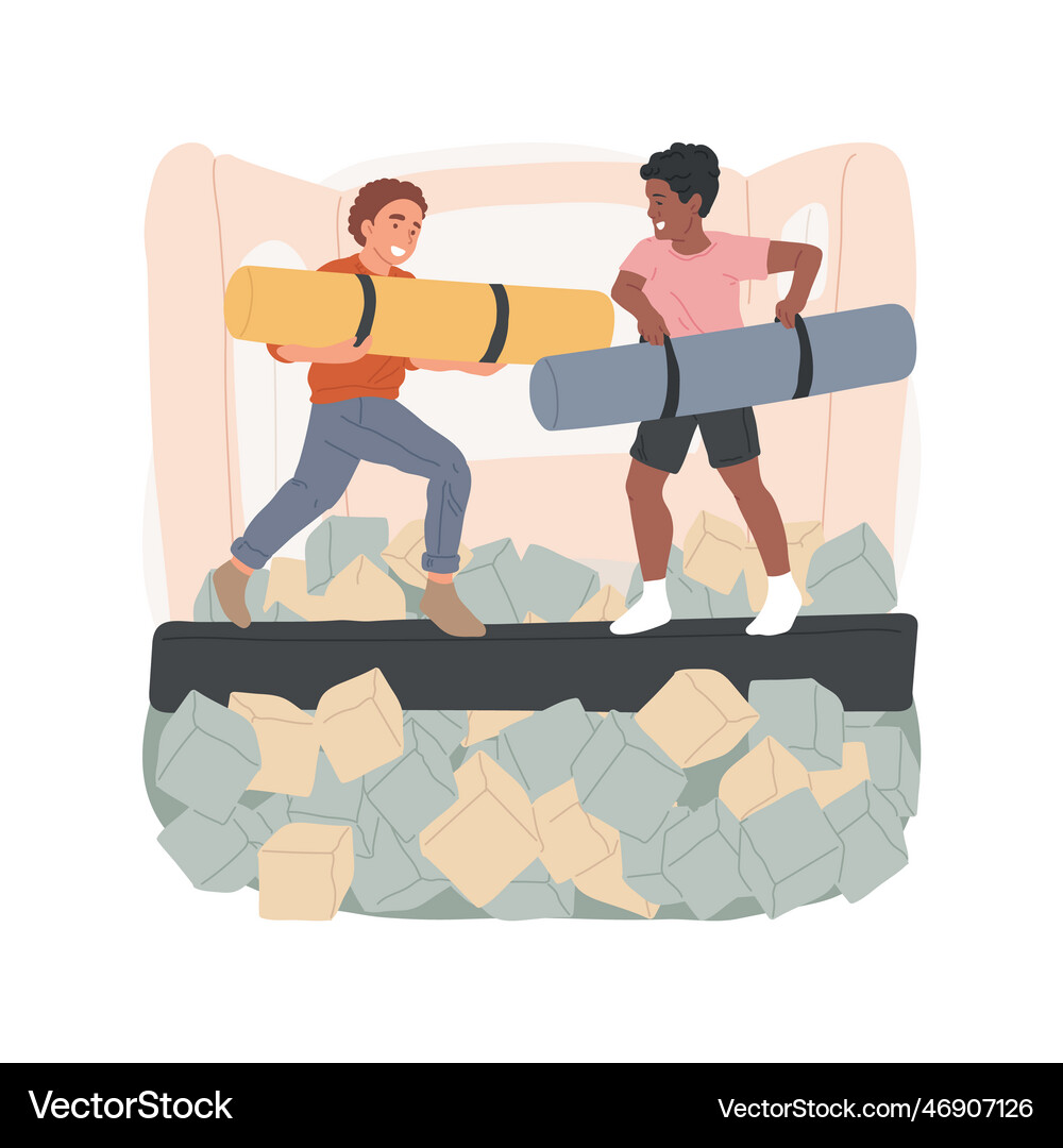 Battle beam isolated cartoon Royalty Free Vector Image