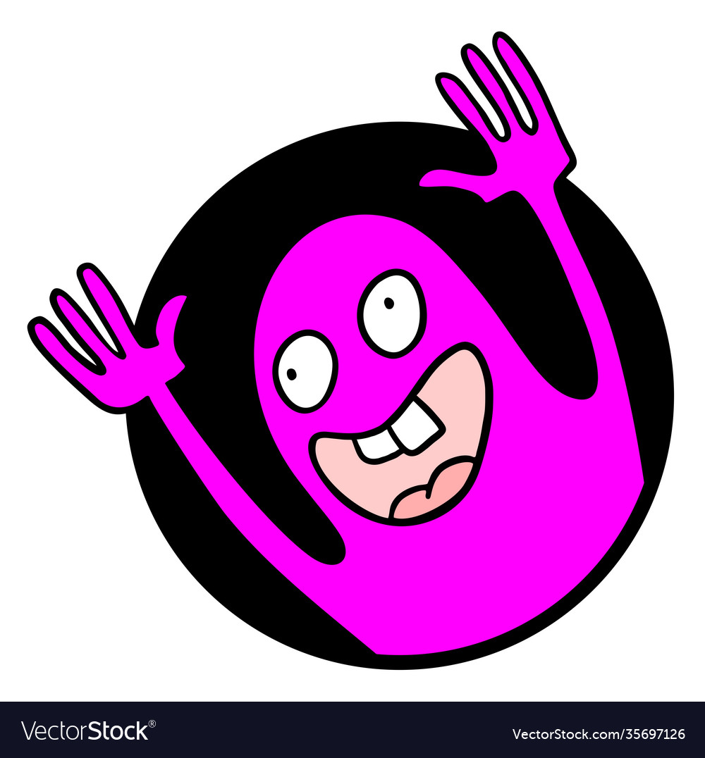 Crazy puppet Royalty Free Vector Image - VectorStock