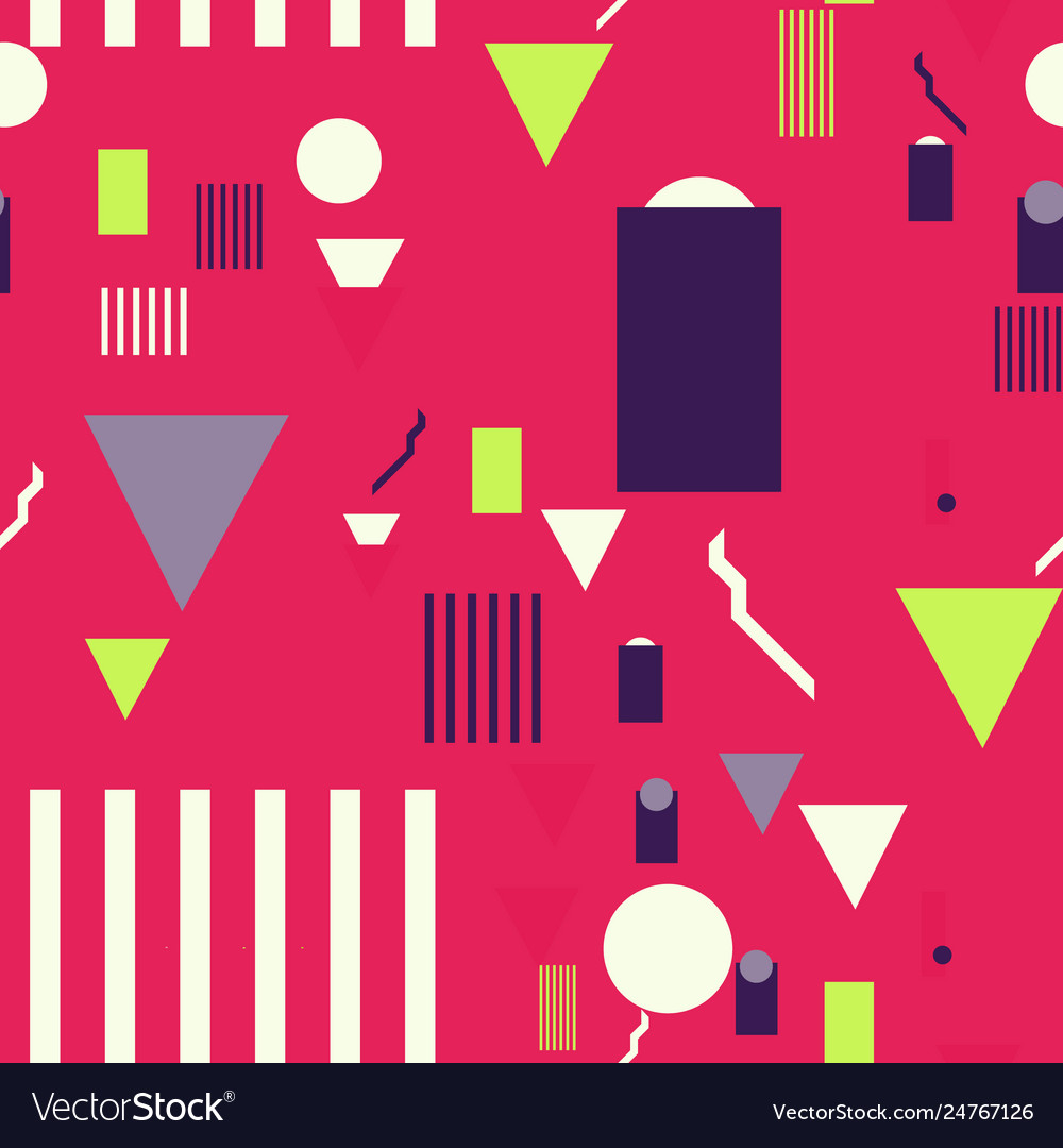 Simple geometry seamless pattern Royalty Free Vector Image