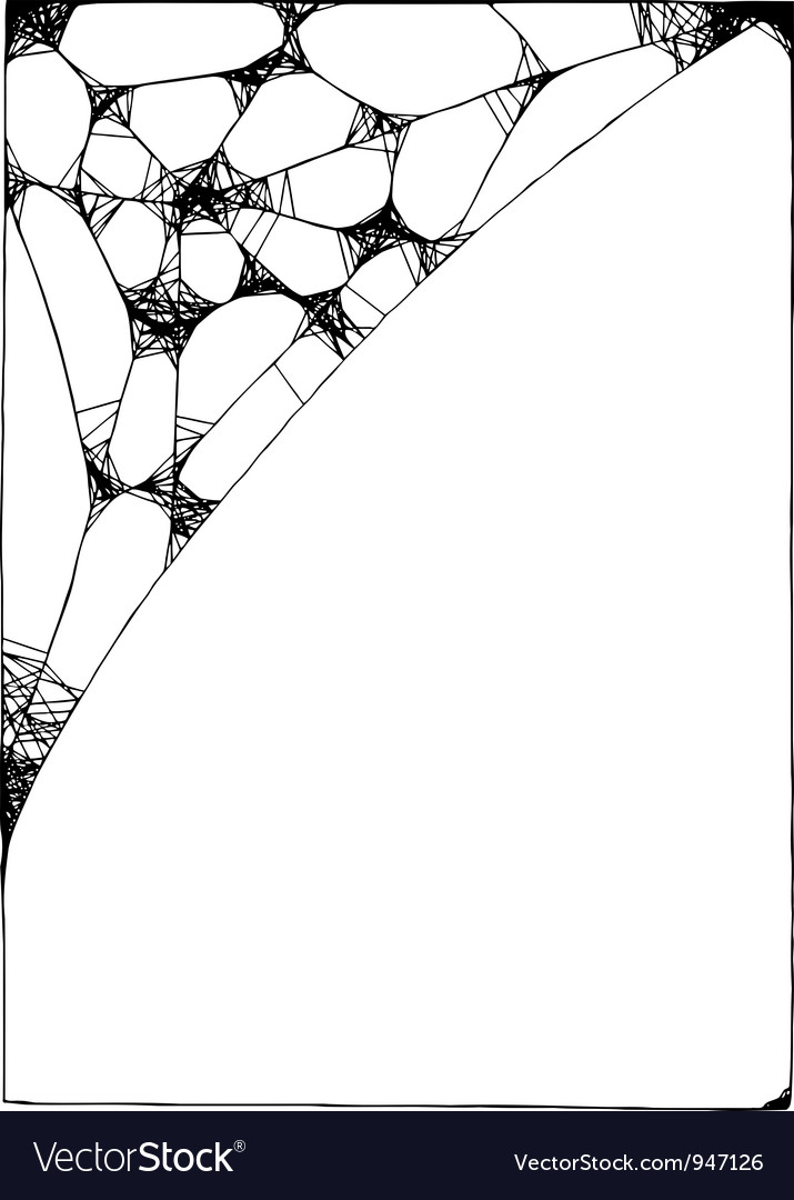Spiderweb Royalty Free Vector Image - VectorStock