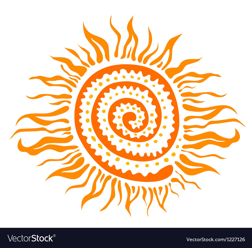 Sun Royalty Free Vector Image - VectorStock