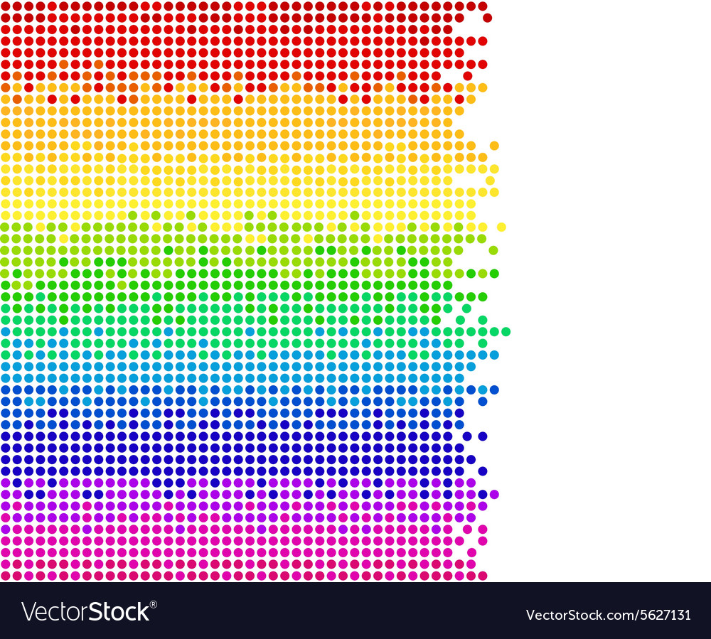 Colored dots Royalty Free Vector Image - VectorStock